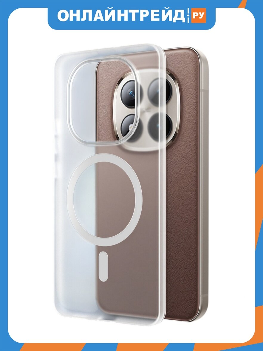 Чехол Borasco Ice MagnetCase для Xiaomi Redmi Note 15 Pro+ 5G, прозрачный