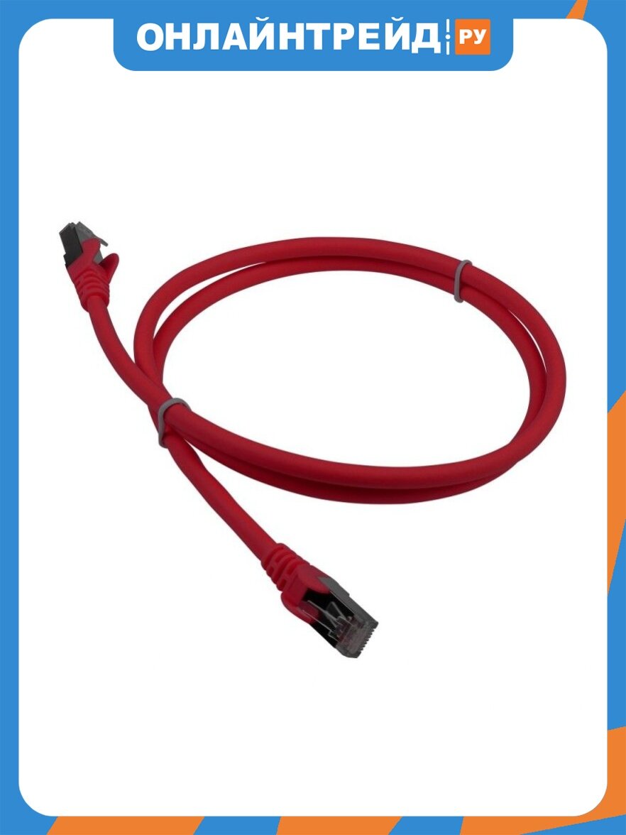 Патч-корд Lanmaster LSZH FTP кат.6A, 3.0 м, красный