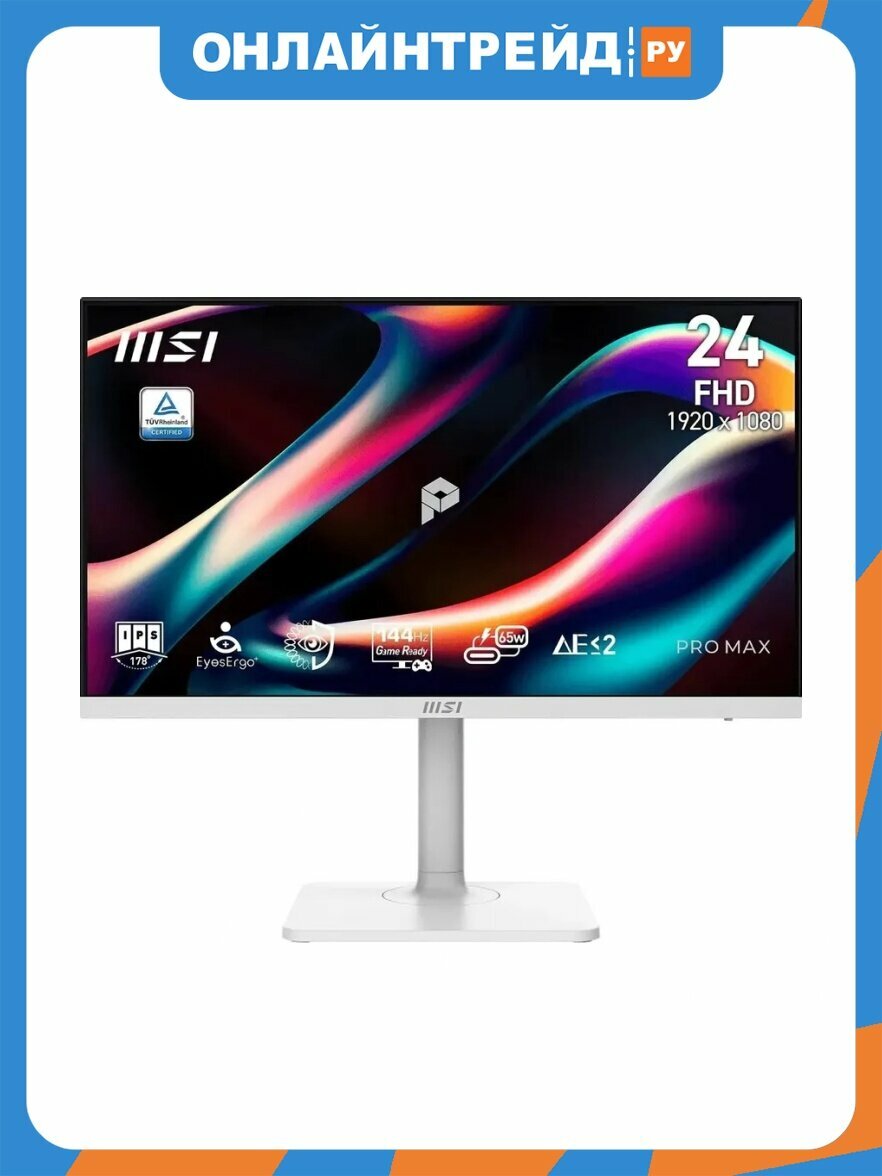 Монитор Msi 23.8" Pro Max MAX 241PHW E14 белый