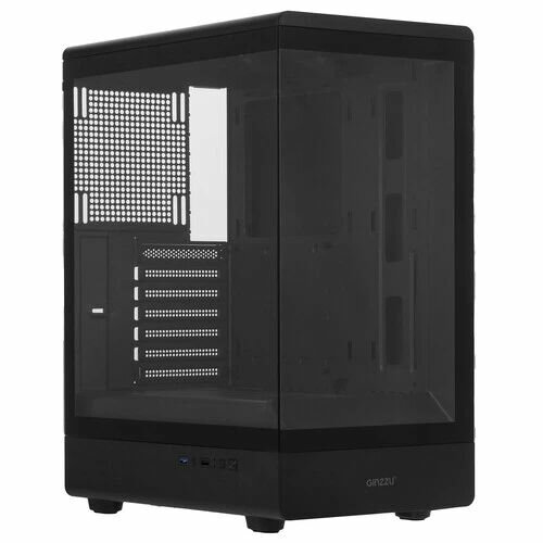 Компьютерный корпус Ginzzu GL 170 (GL 170) черный - Midi Tower, ATX, USB 2.0 Type-A, USB 3.2 Gen 1 Type-A