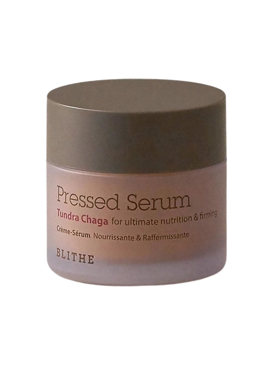 Blithe Антивозрастная спрессованная сыворотка-крем «Гриб Чага» Tundra Chaga Pressed Serum 27 мл