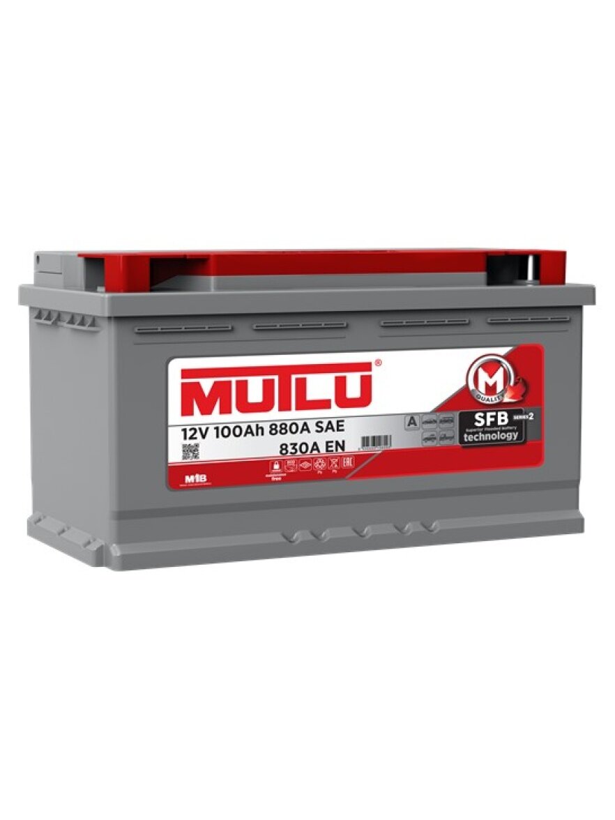 Аккумулятор Mutlu SFB L5.100.083. A, 353x175x190, обратная полярность, 100 Ач