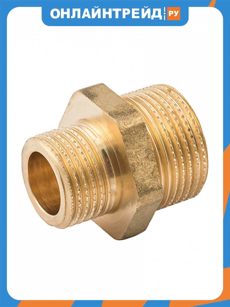 Ниппель Elsen Metalit, НН, 1/2", 1", переходной