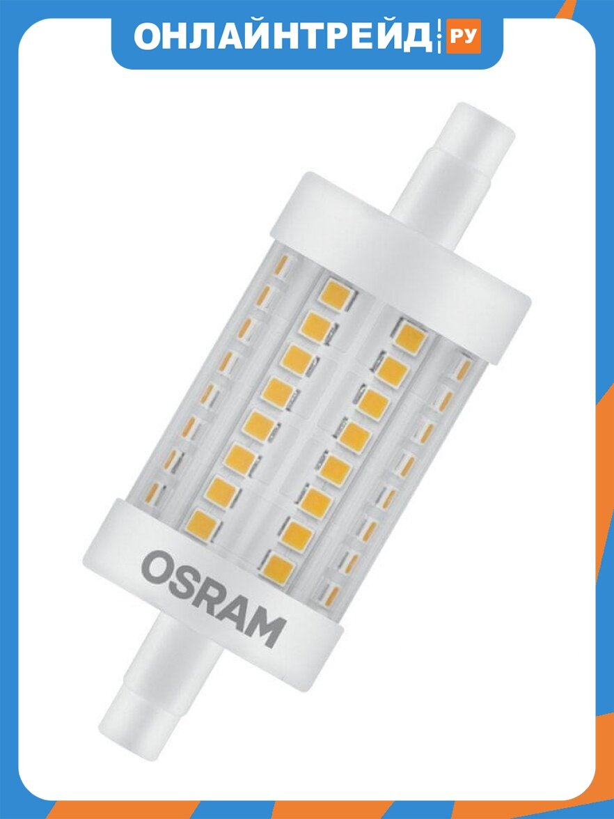 Светодиодная лампа Ledvance-osram OSRAM PARATHOM Special LINE 78 CL 75 non-dim 8,2W/827 R7S