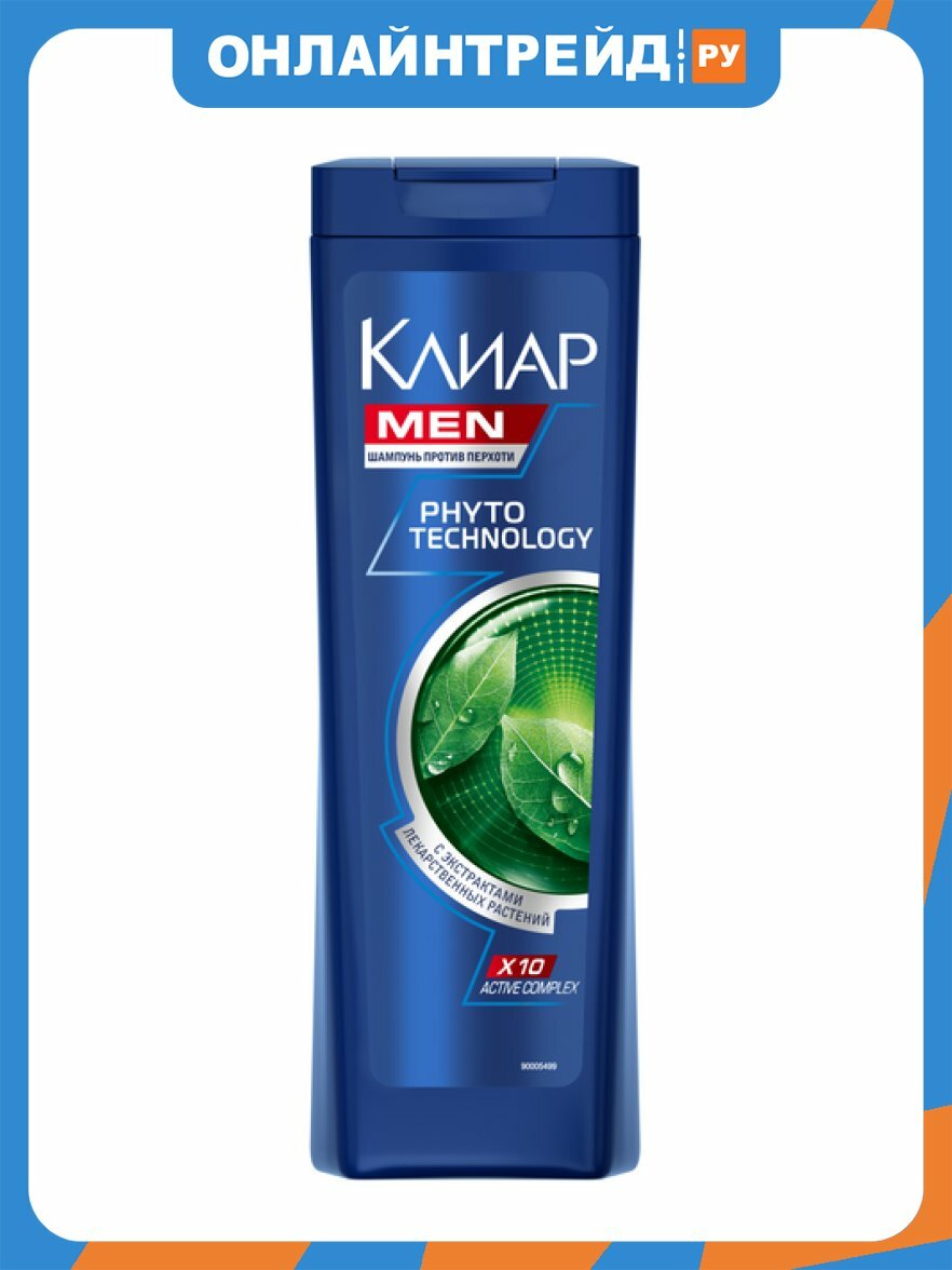 Шампунь против перхоти Клиар (clear) клиар Men Фитотехнология, 400 мл
