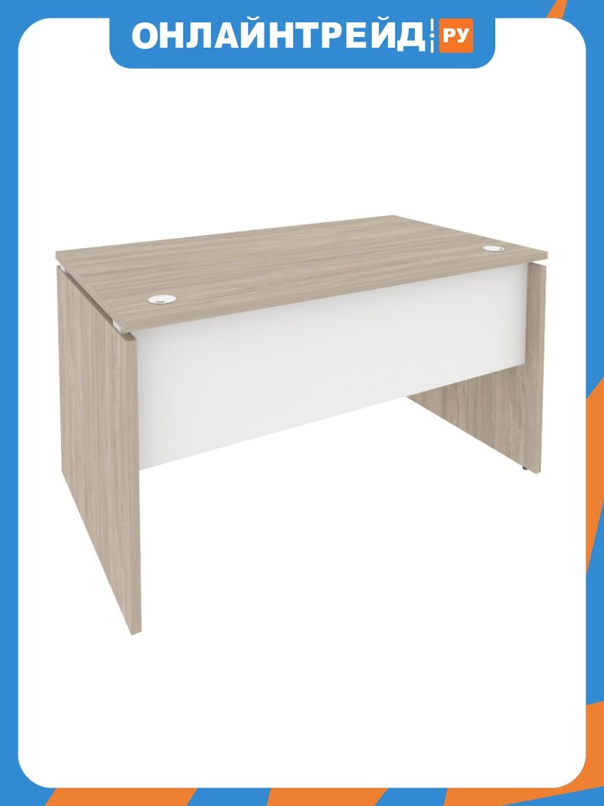 Стол письменный Riva CHAIR O. SP-3.8 Дуб аттик/Белый бриллиант 1380*800*750 Onix