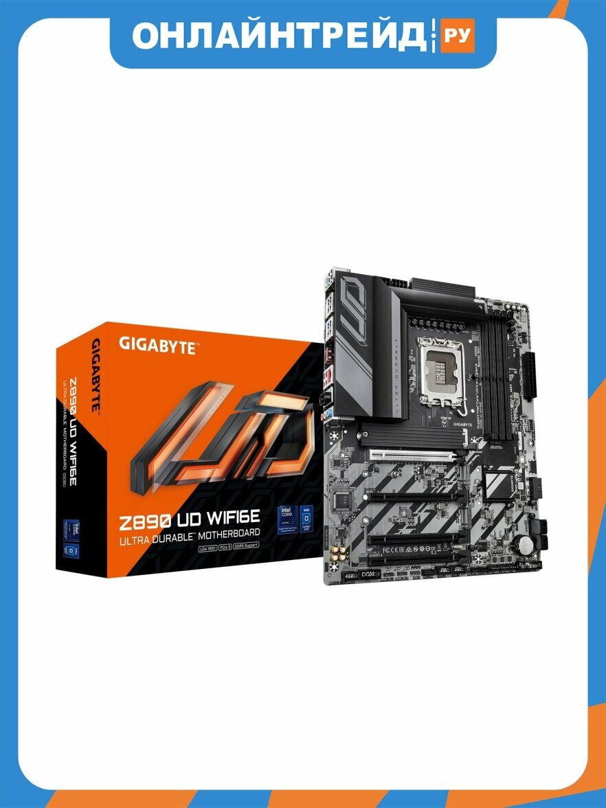 Материнская плата Gigabyte Z890 UD WIFI6E (LGA1851, ATX)