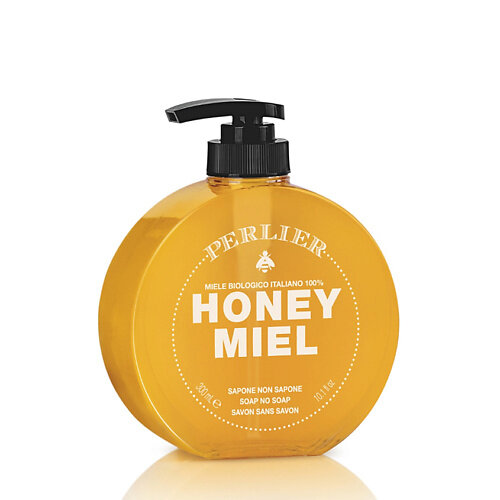 PERLIER Мыло для рук жидкое "мыло без мыла" Honey Miel, 300 мл