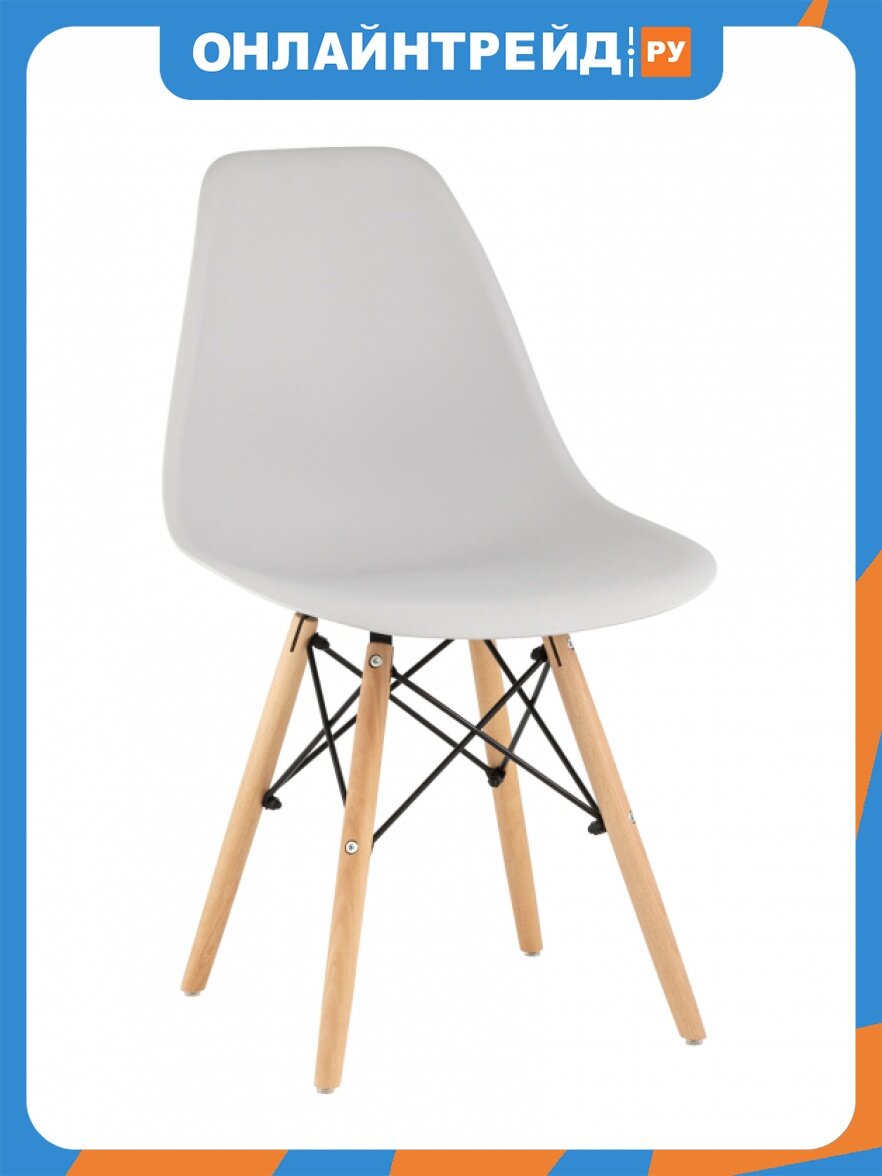 Стул обеденный Stool Group Eames Style DSW светло-серый
