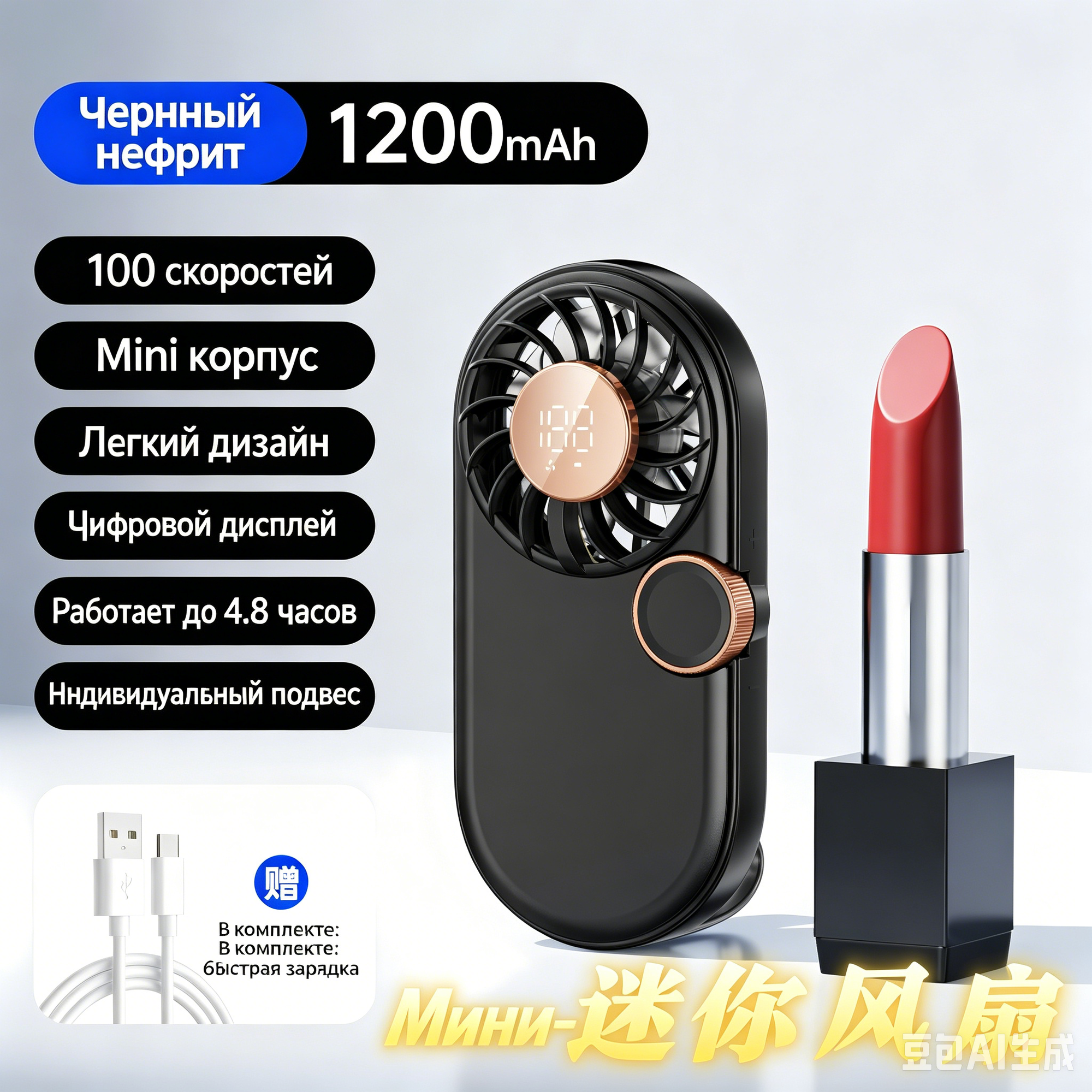 2026 Новый складной вентилятор F30 Pro Телефон Зарядное устройство Мини - вентилятор Ручной вентилятор