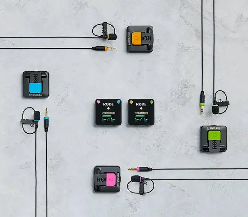 Набор аксессуаров для микрофона Rode COLORS2 (набор, 4 цвета), совместим с Wireless GO/GO II, Lavalier GO, SmartLav+