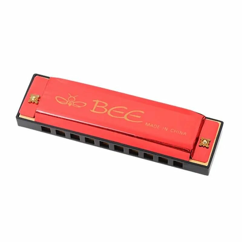 Губная гармошка BEE DF10A-3 RED
