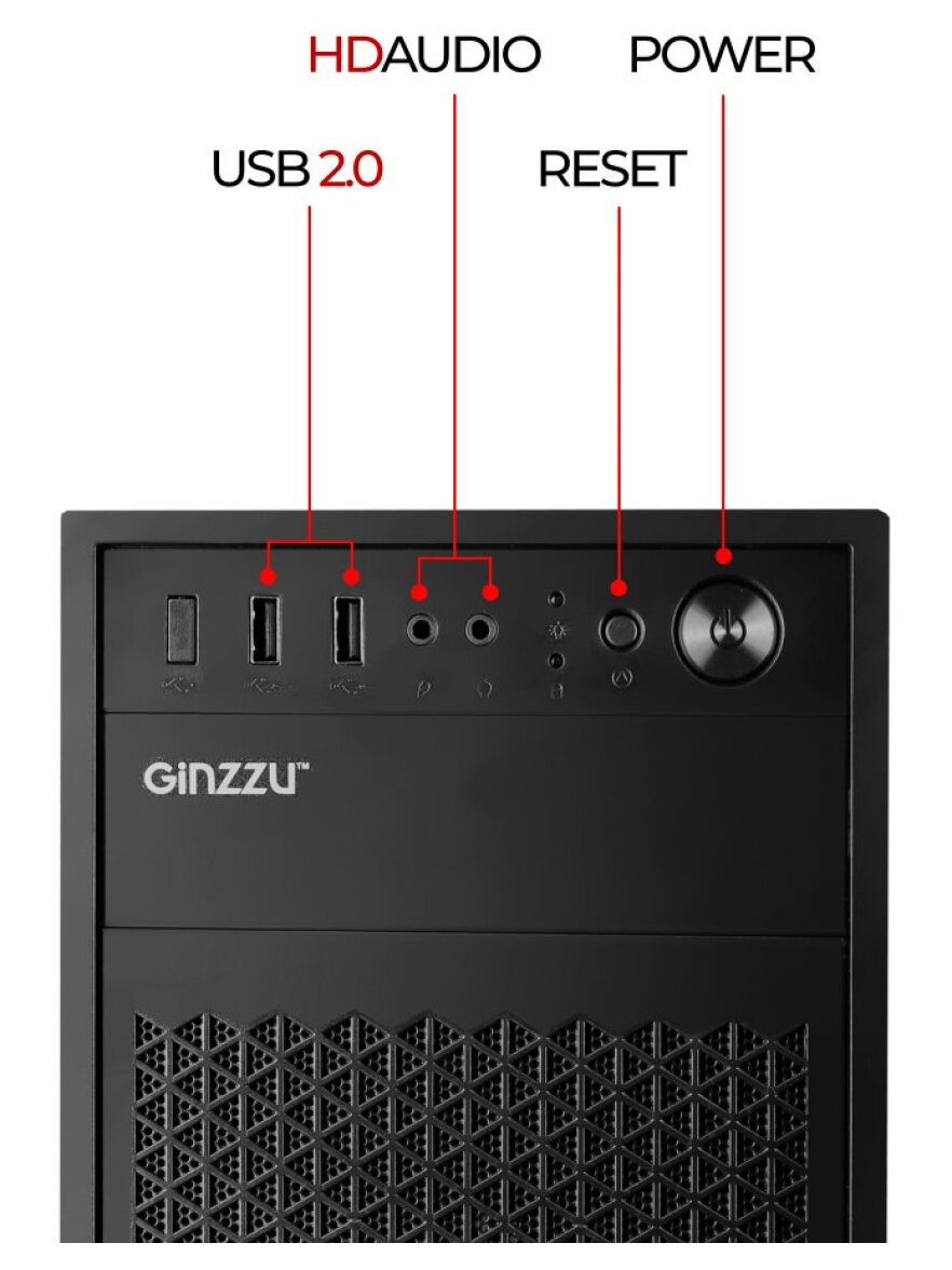 Корпус Ginzzu A400 — фото 1