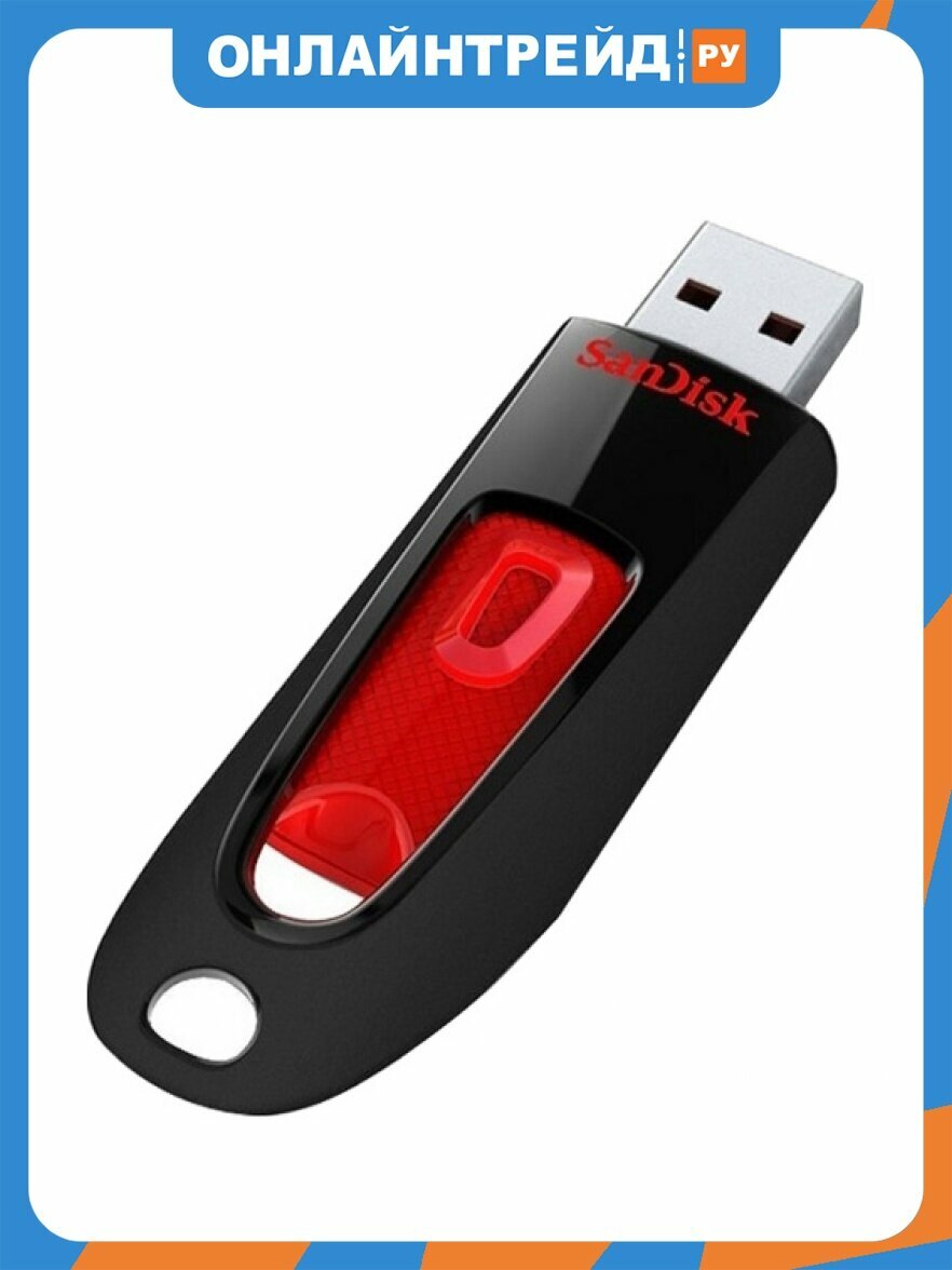 USB флешка Sandisk 64Gb Ultra USB 3.0 (100/30 Mb/s)
