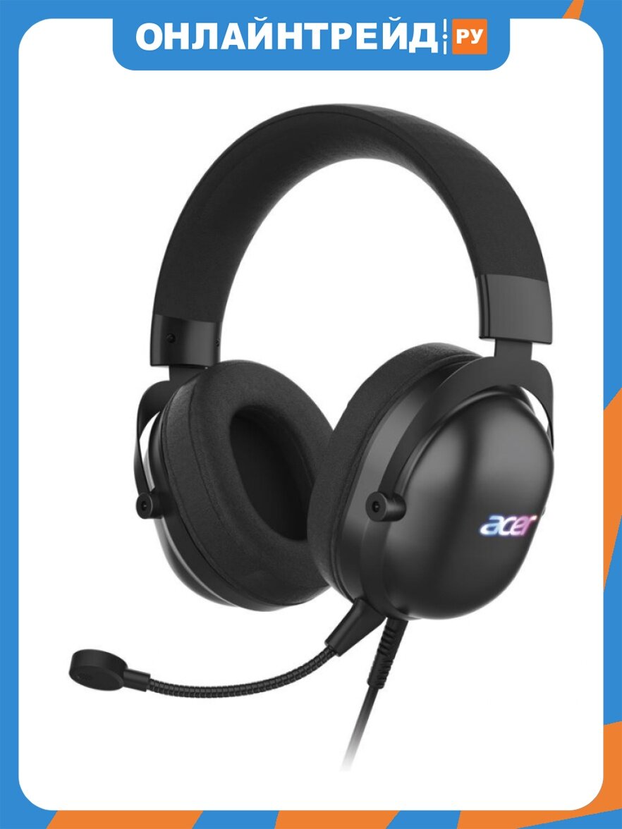 Гарнитура Acer AHW122, проводная (3.5 mm), черный