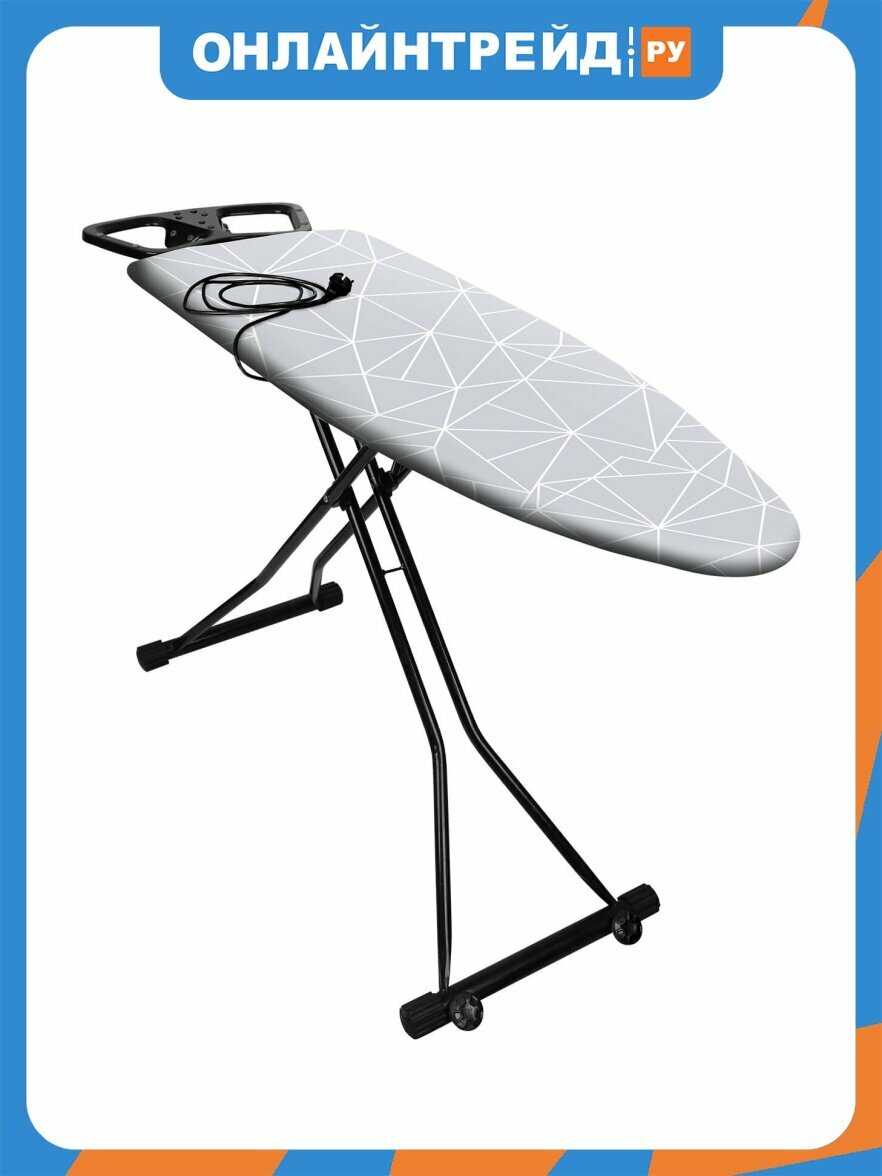 Гладильная доска Nika SPORT NST/2 с линиями на сером