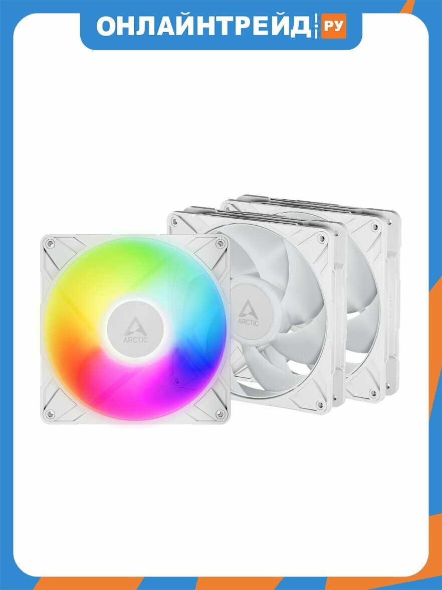 Вентиляторы для корпуса Arctic P14 Pro A-RGB White 3шт (ACFAN00321A)
