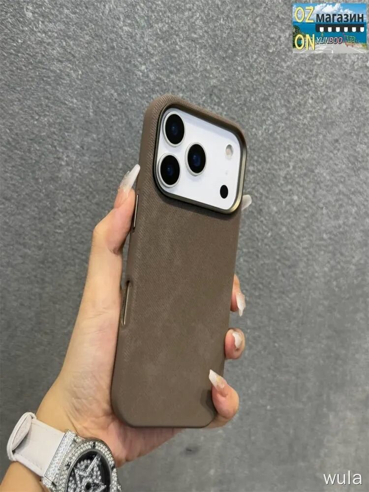 Чехол для iPhone 17 Pro Max с MagSafe, текстура ткани, защита камеры, яркие цвета, чехол для айфона