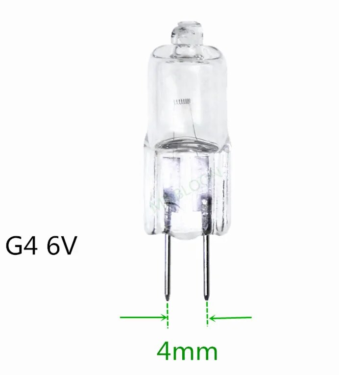 Лампы G4 6V 10W MILBLOON, 5 шт.