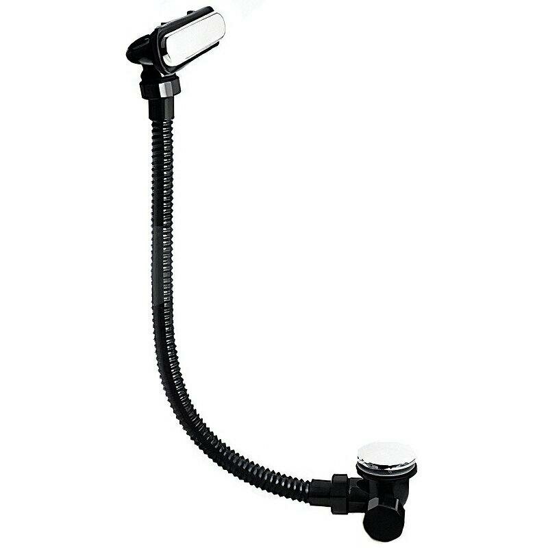 Слив-перелив для ванны Jacob Delafon Reve 18355T-CP click-clack, хром