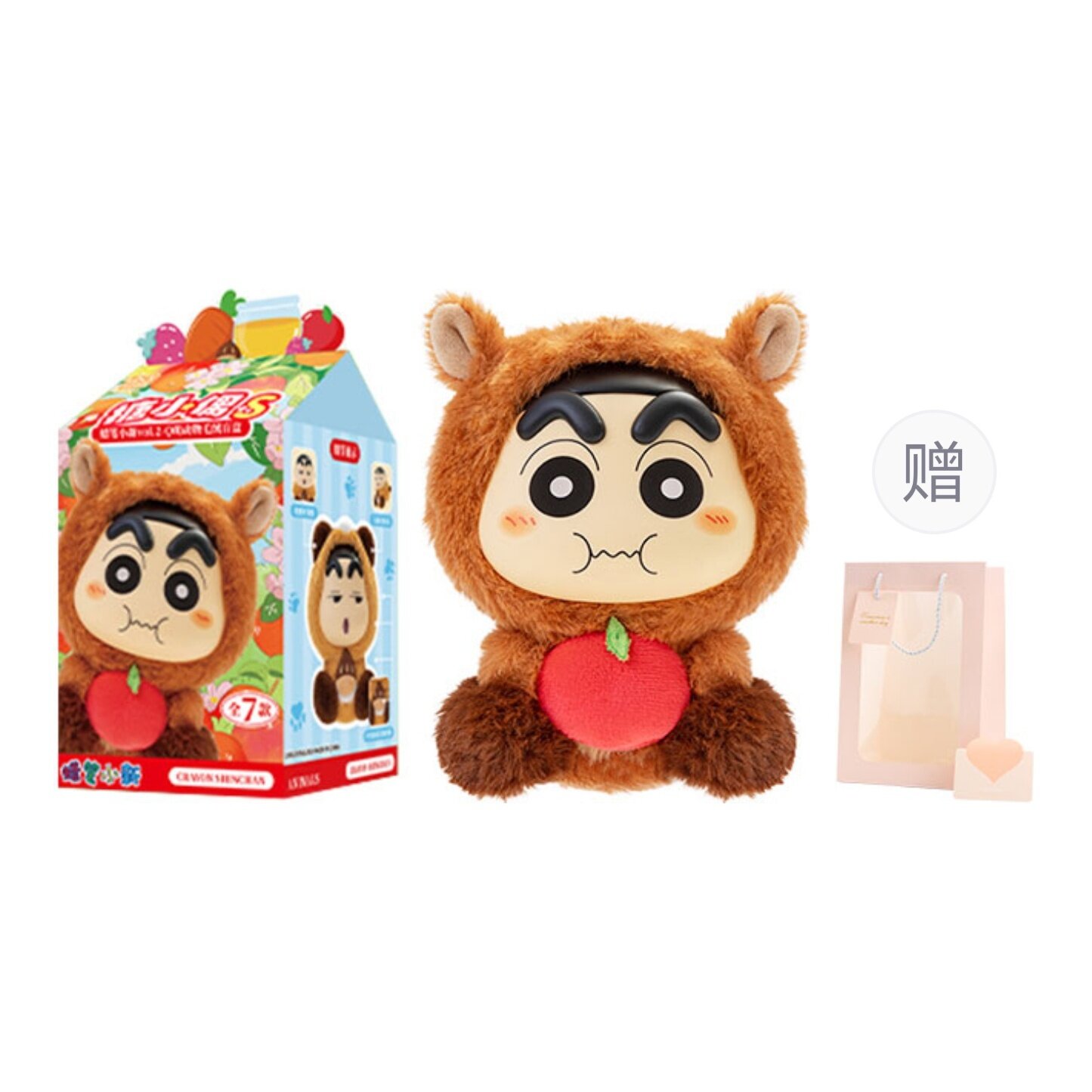 Коллекционная фигурка унисекс Spiritual Creations Crayon Shinchan Xiaoxin's Forest Adventure, Single Mystery Box (Random Pick)+Shopping Bag Set