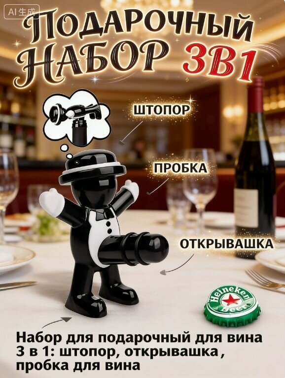 Креативный подарок подруге на Новый год. Прикольные сувениры сестре, жене на день рождения. Смешной набор для вина с юмором и приколом для женщин в коробке с красивым бантом.