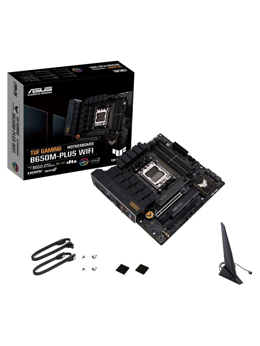 Материнская плата Asus TUF Gaming B650M-PLUS WIFI (AM5, mATX)