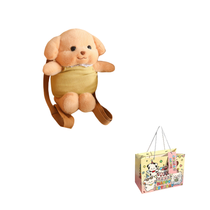 Плюшевые куклы унисекс KUMAOYA Poodle Backpack, 40CM EU