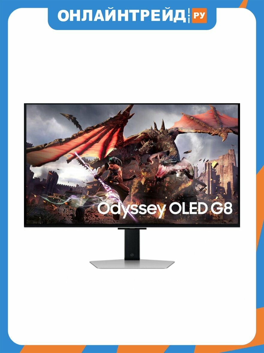 Монитор Samsung Odyssey G8 LS32DG800SIXCI 32" серебристый