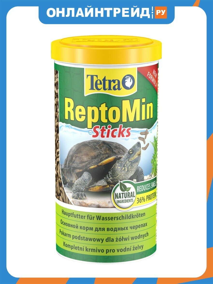 Корм для водных черепах Tetra ReptoMin Sticks 1000мл.