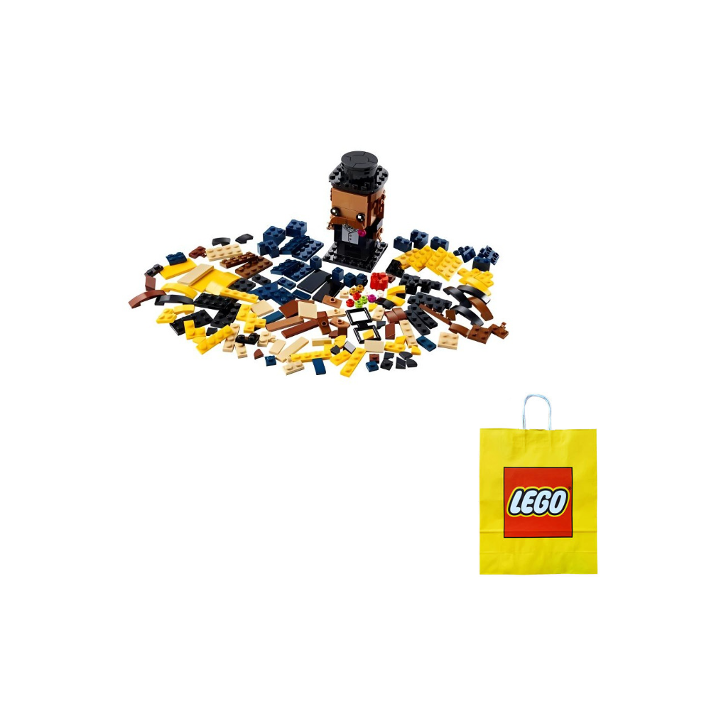 LEGO Квадратные головы Свадебный Грим Седативный эффект Конструкторы 255 деталей 40384