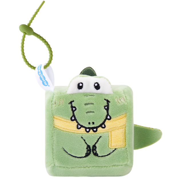 Антистресс мягкий кубик унисекс CozyWorld Пингвинёныш, Подушка-Обнимашка, Crocodile-7cm