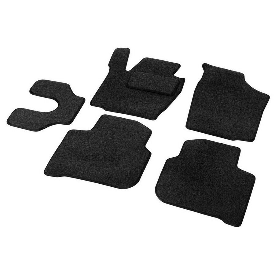 Текстильные коврики салона, AutoFlex, Lux, для Skoda Rapid лифтбек 2013-2020 2020- Volkswagen Polo от официального дистрибьютора, AUTOFLEX, артикул 5510101