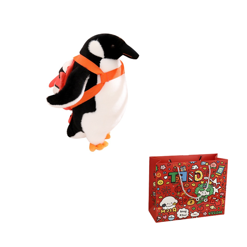 Рюкзак унисекс PANGPANGLONG с изображением пингвина, 40 см, Backpack Penguin