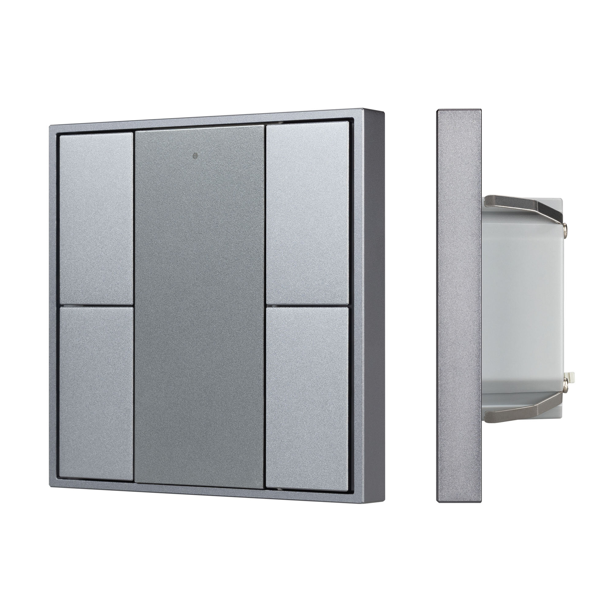 INTELLIGENT ARLIGHT Кнопочная панель DALI-201-23-4K-D2-IN Silver (BUS, Frame) (IARL, IP20 Металл, 3 года) 048223