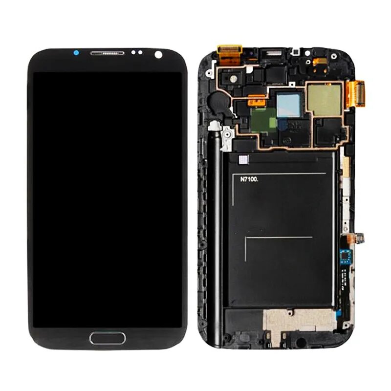 ЖК-дисплей для Samsung Note 2 N7100 N7105 T889 i317 i605 L900, дисплей с сенсорным экраном и дигитайзером в сборе, замена