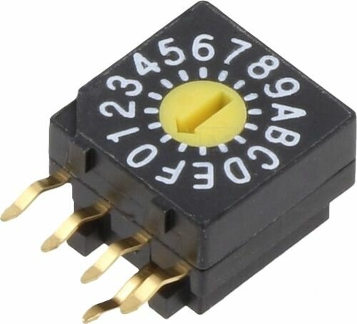 KNITTER SWITCH DRR 3016 Переключатель кодирующий, Пол: 16; 0,03A/15ВDC, 1шт