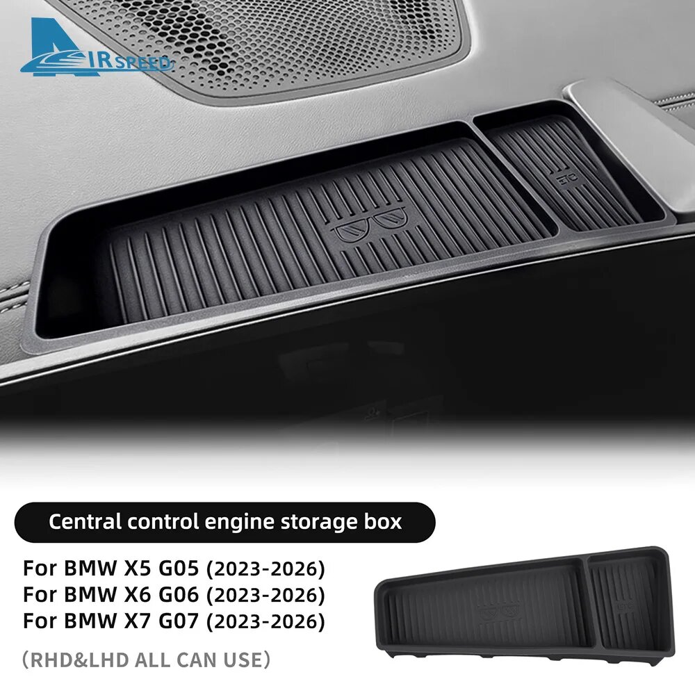 Для BMW X5 G05 X6 G06 X7 G07 2023 2024 2025 2026: Органайзер для black, for G07 2023-2026, Черный