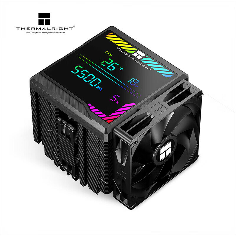 Thermalright Peerless Assassin 140 Digital Black Двойная башня воздушного охлаждения с 6 тепловыми трубками Цвет：PA140