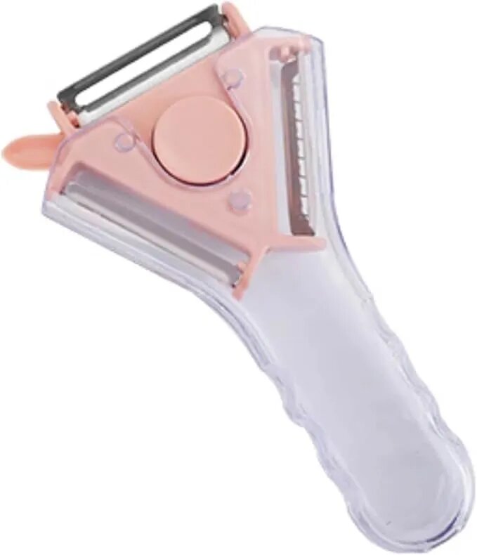 Овощечистка 3-в-1, практичная вращающаяся многофункциональная овощечистка, кухонные принадлежности