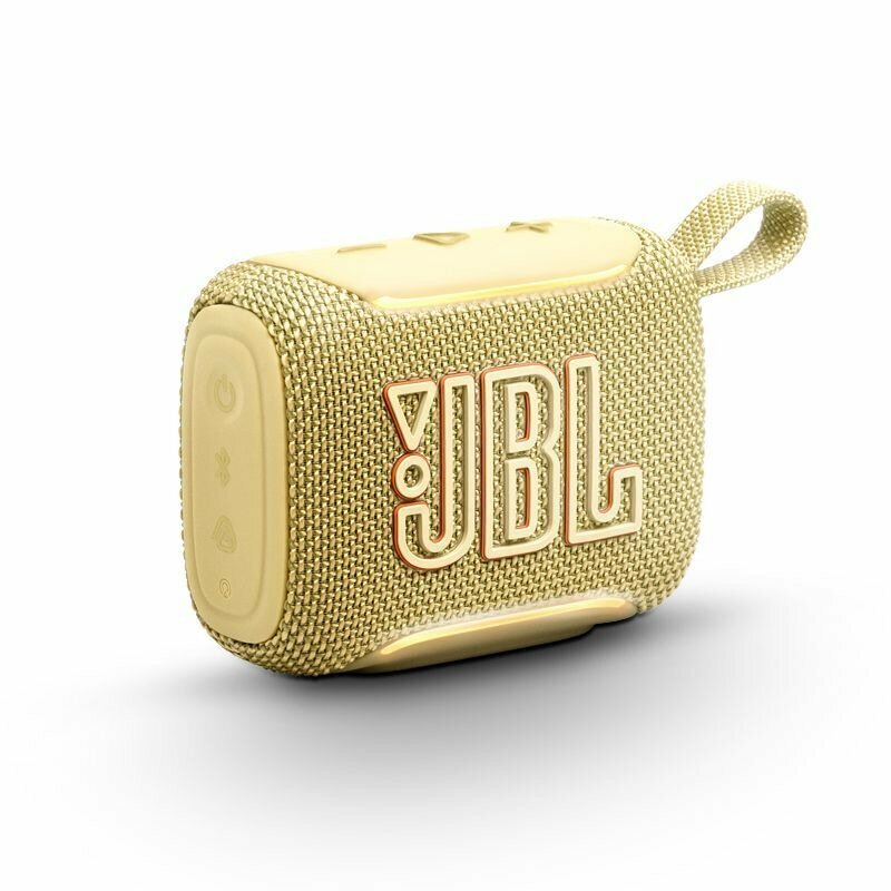 Колонка беспроводная JBL GO5, влагозащищённая, Bluetooth 6.0, золотистый