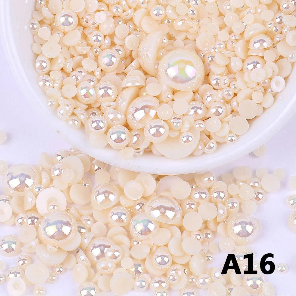 Бусины AB цвета OUCEY 3-10 мм Mix 3-10mm 10g, Color 3