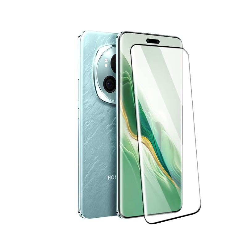 Smorss 2-шт Стеклянная защитная пленка для Honor Magic6 Pro и Ultimate Edition - HD изогнутая полная защита от падений