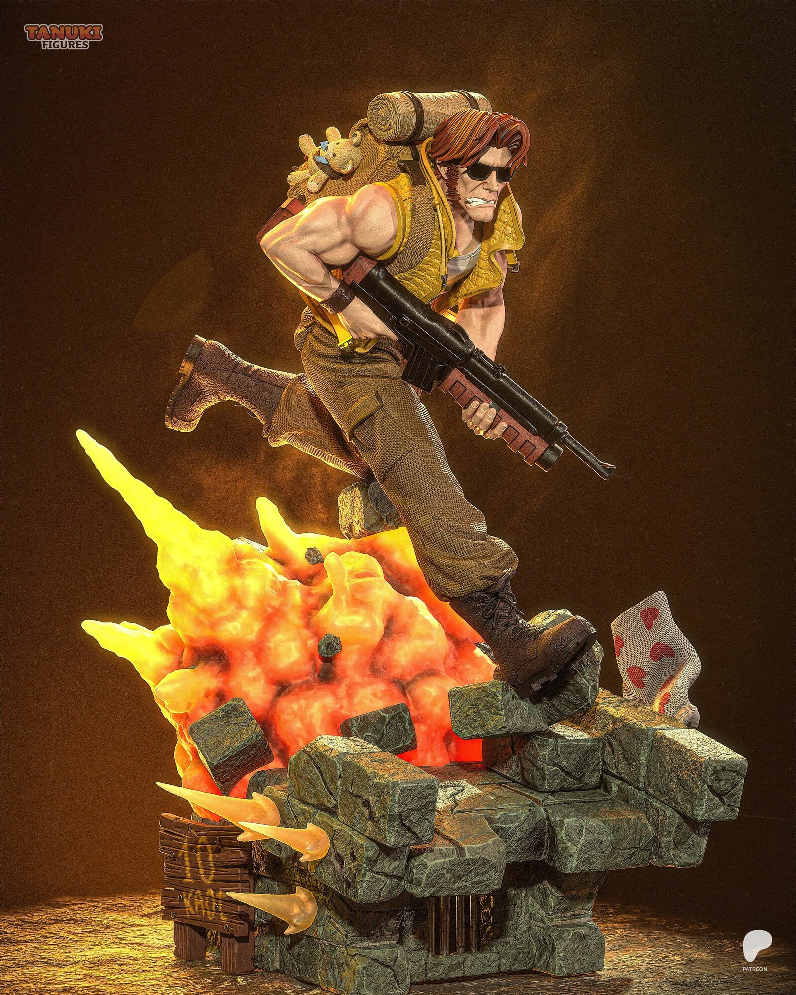 Сборная модель Tarma Roving (Metal Slug), 373мм, 1/6 для покраски