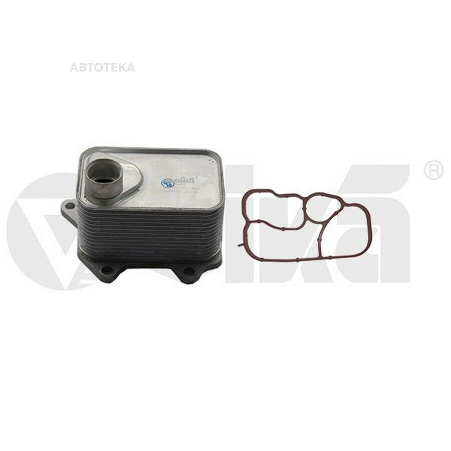 Радиатор масляный VIKA 11171703901 AUDI, SEAT, SKODA, VW 1.8TSI/2.0TFSI 04-> (с прокл.)