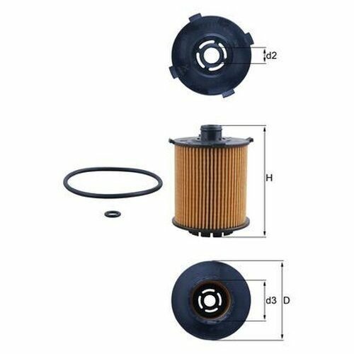 Фильтр масляный Knecht/Mahle OX1357D