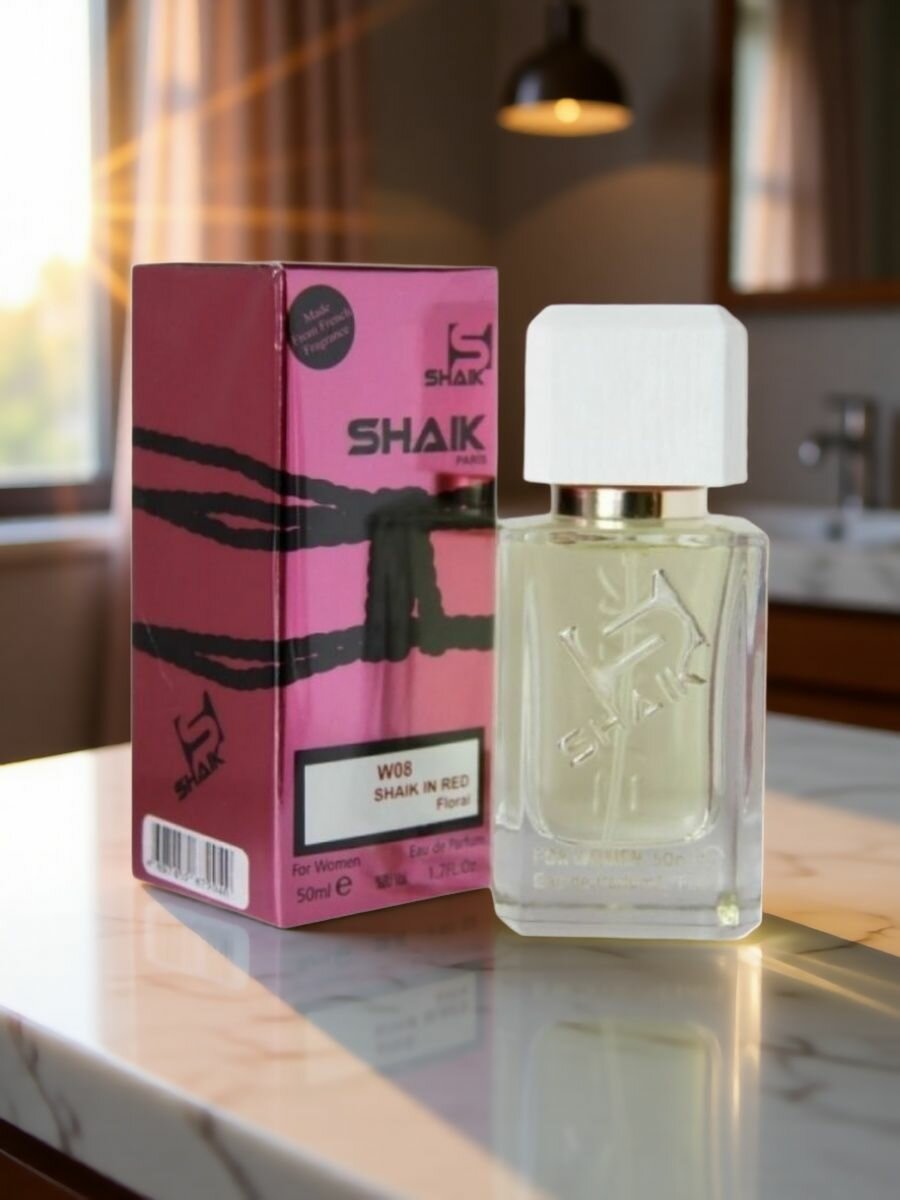 Парфюмерная вода женская Shaiik № 08 IN RED масляные духи 50 мл
