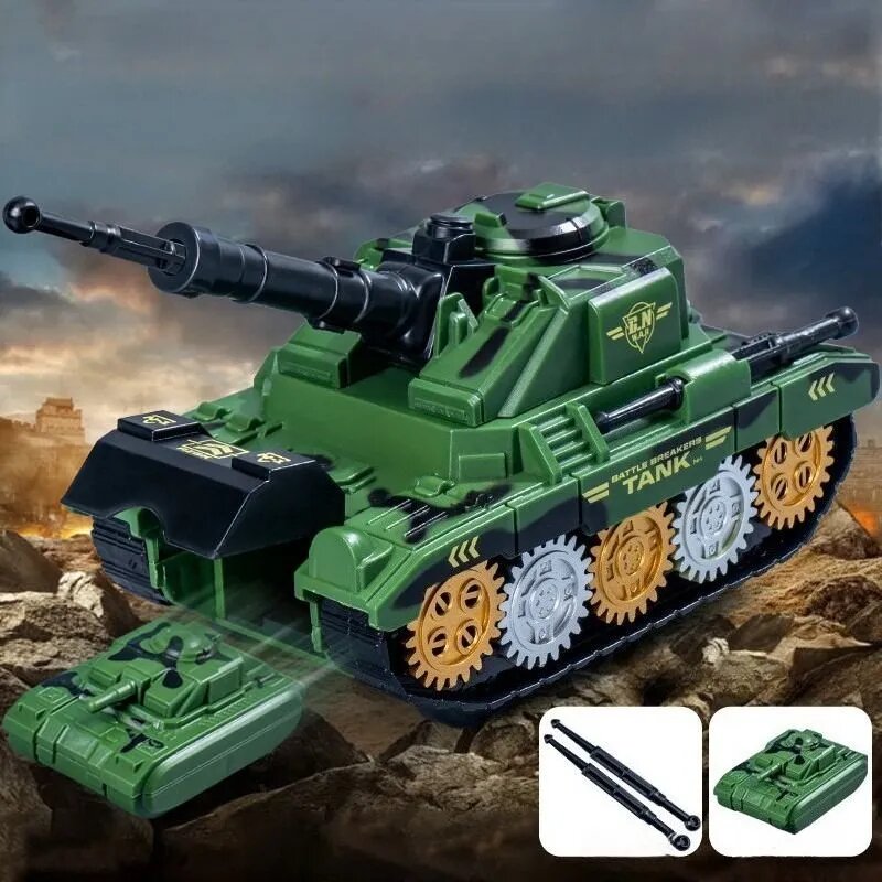 Игрушка для мальчика Танк Технопарк металлическая 15 см
