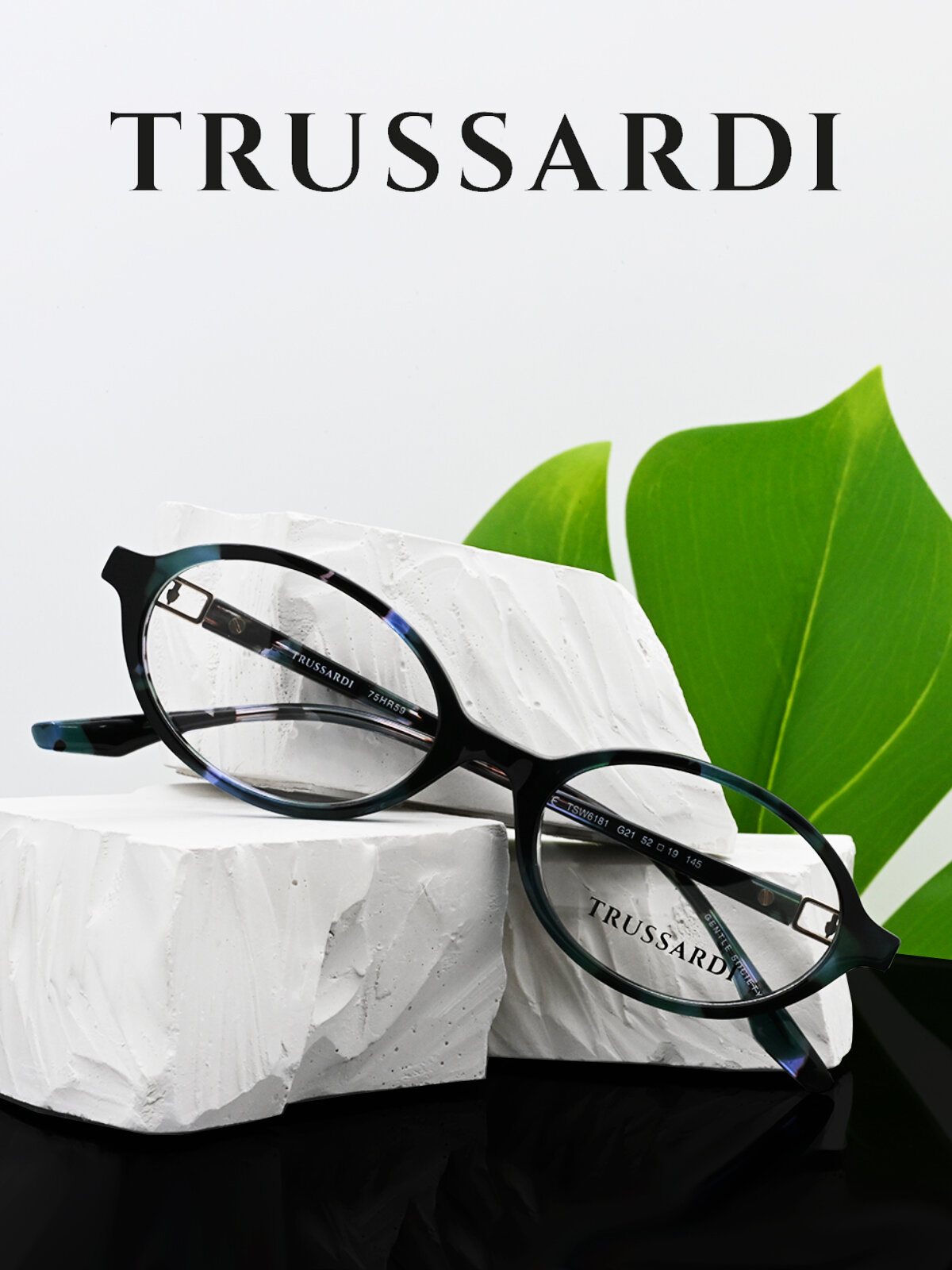 Оправа для очков Trussardi TSW6181 G21 пол Женский форма оправы Овальная цвет оправы Мультицвет