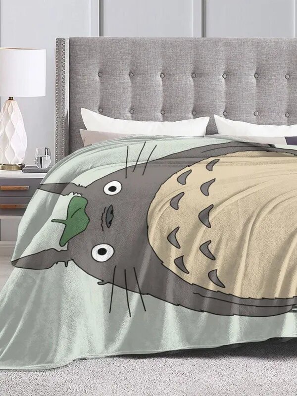 MXEB Плед с фотопринтом Totoro Пледы Тоторо , Фланель, 100 см х 75 см